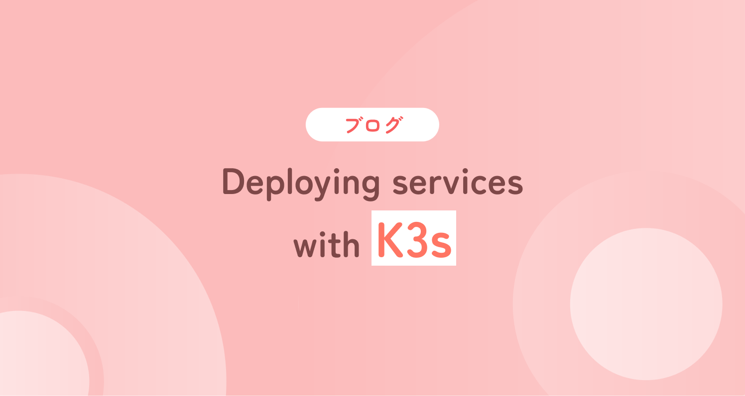 Deploying services with K3s
